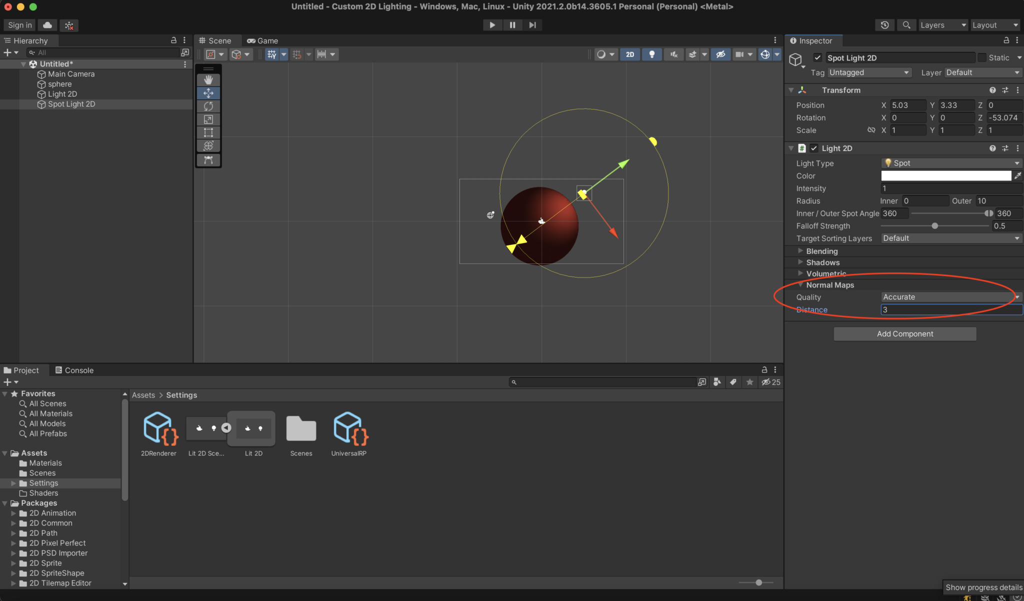 Custom 2D Toon Lighting in Unity 2021.2 | ldev blog